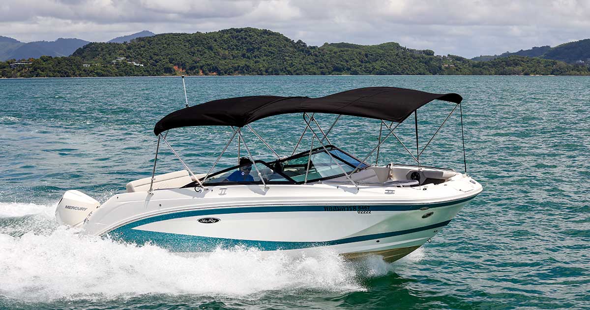 Sunrise 27 Sea Ray เรือสปีดโบ๊ทหรู เที่ยวเกาะภูเก็ต แบบส่วนตัว